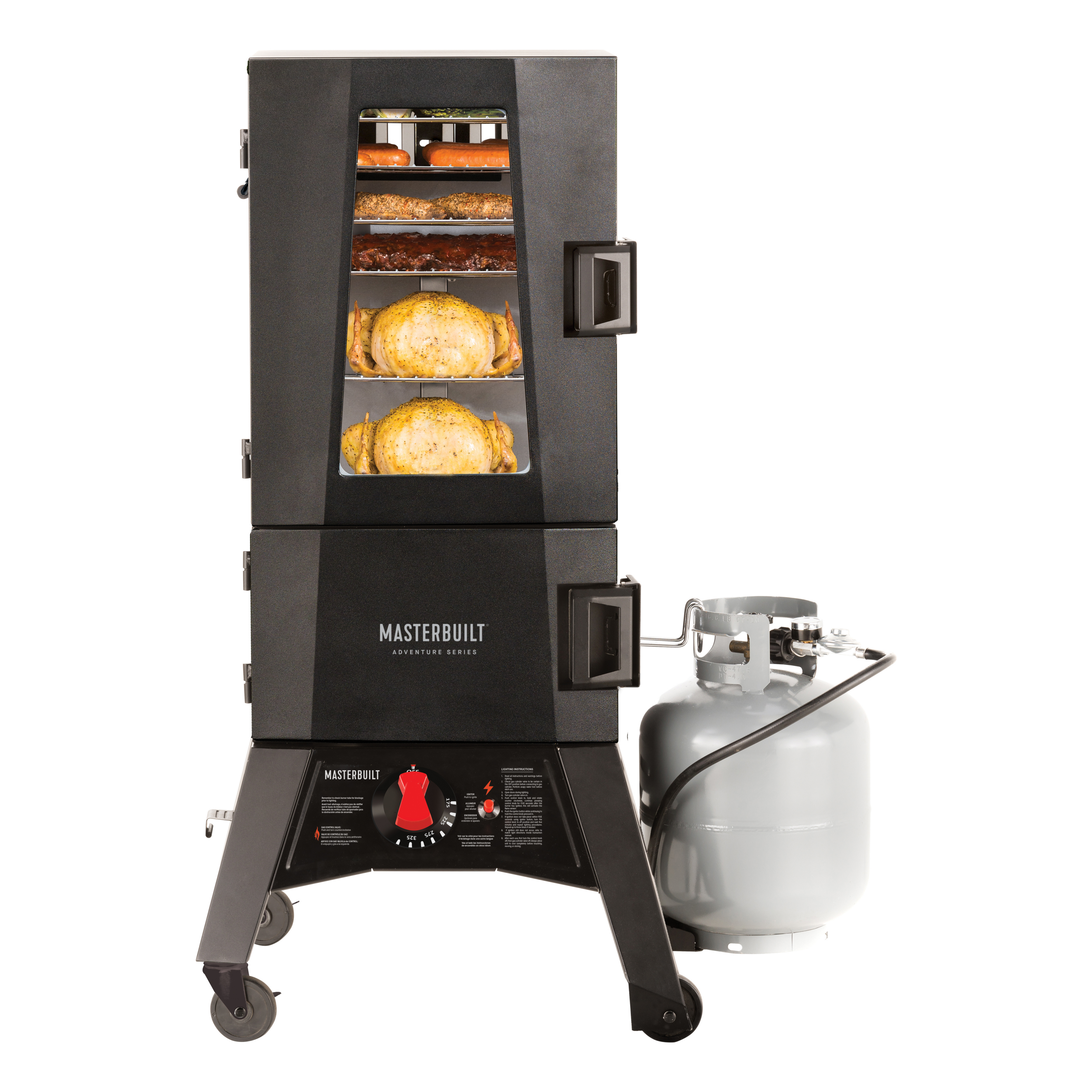 Masterbuilt Adventure Series MPS 330G ThermoTemp Propane Smoker | Bass ...